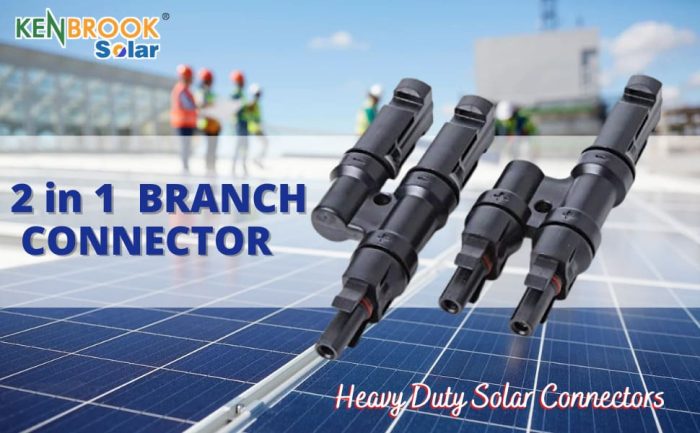 Buy 2 in 1 T2 Connector with 1 Pair MC4 Connector At Best Price in India