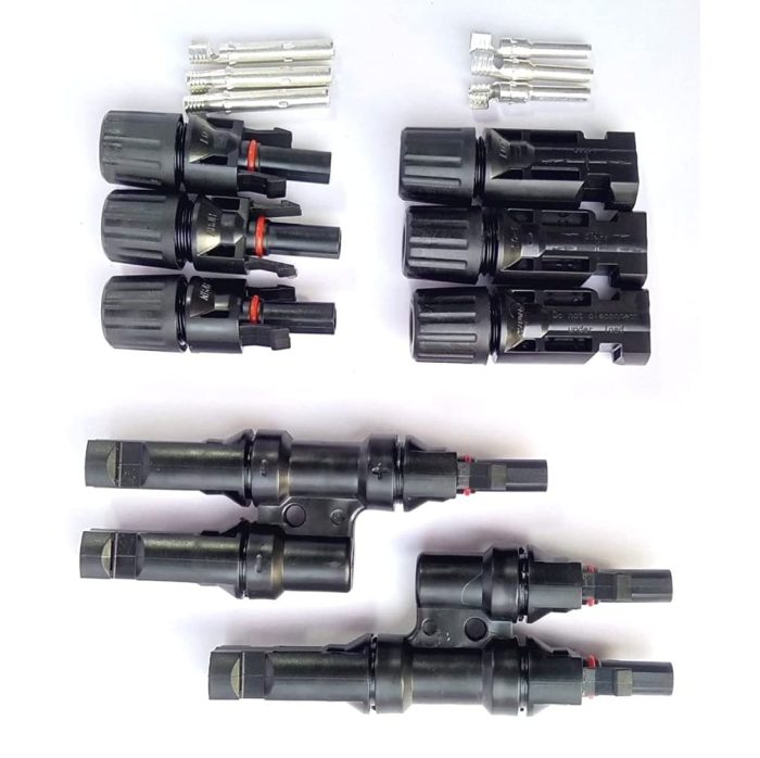 Buy 2 in 1 T2 Connector with 3 Pair MC4 Connector At Best Price in India