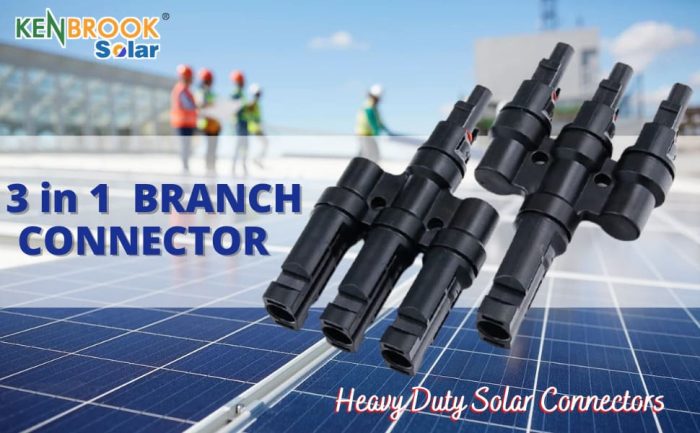 Buy 3 in 1 T3 Connector with 1 Pair MC4 Connector At Best Price in India