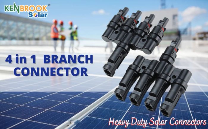 Buy 4 in 1 T4 MC4 Connector with 1 Pair MC4 at Best Price