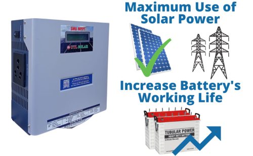 UTL 12V/24V 40AMP rMPPT Solar Charge Controller SMU at Best Price
