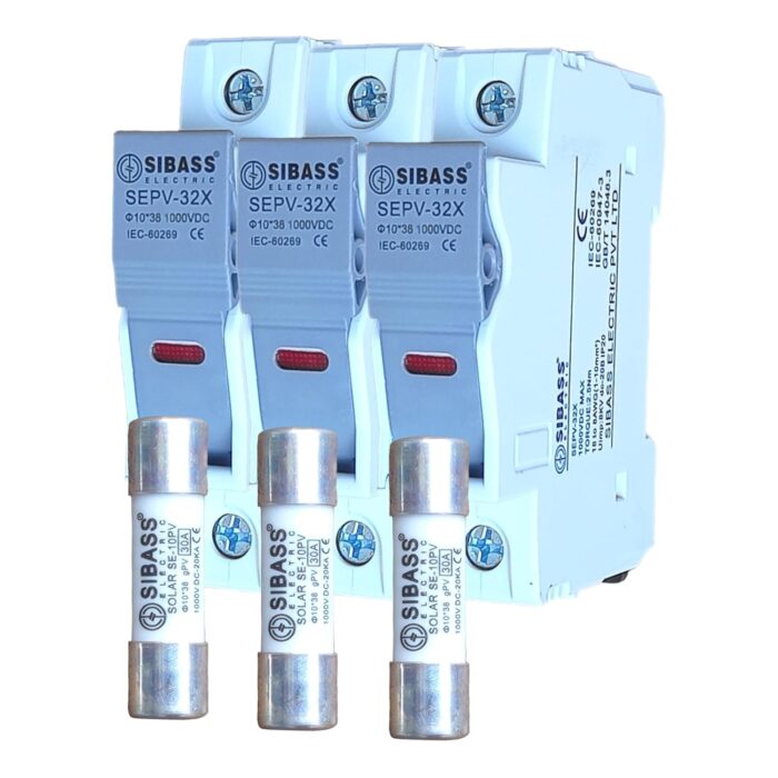 Buy Elmak 30A DC Fuse With 32A Fuse Holder at Best Price (3 Fuse Set)