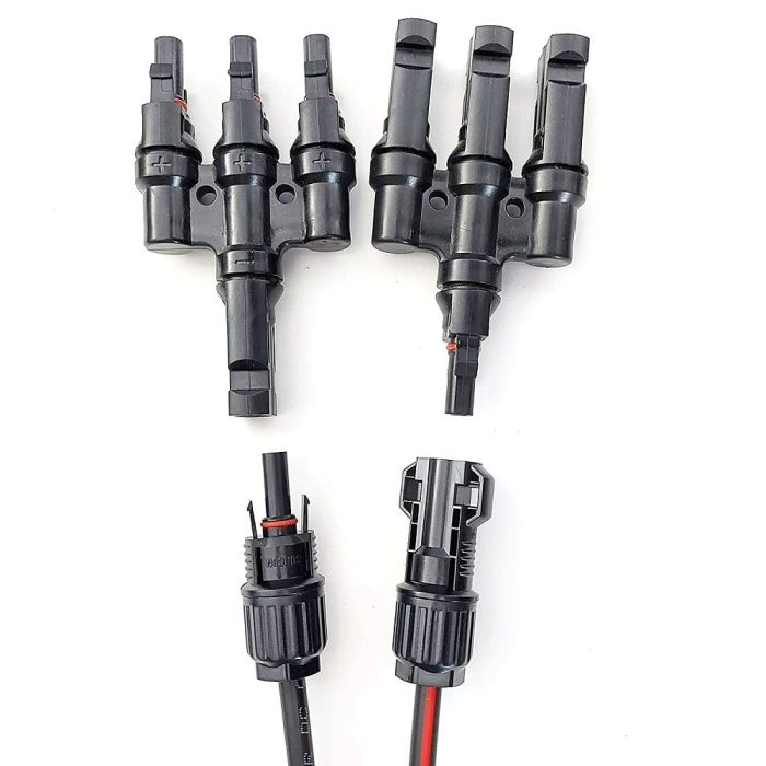 Buy 2 in 1 T2 Connector with 3 Pair MC4 Connector At Best Price in India