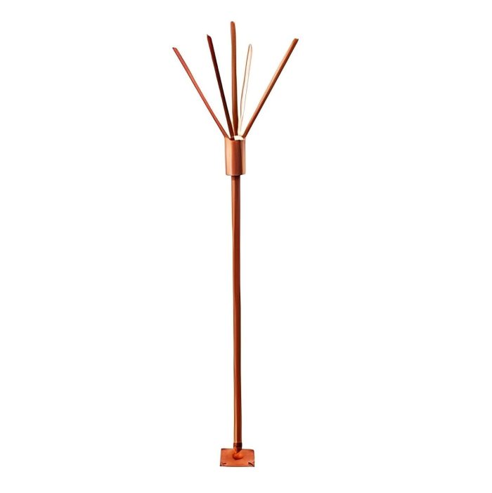 Kenbrook Solar Lightning Arrester 2 Meter Copper Bonded Solid Rod
