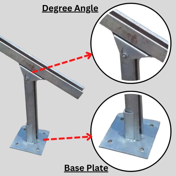 Buy 41x41mm Base Plate with degree Angle at Best Price in India