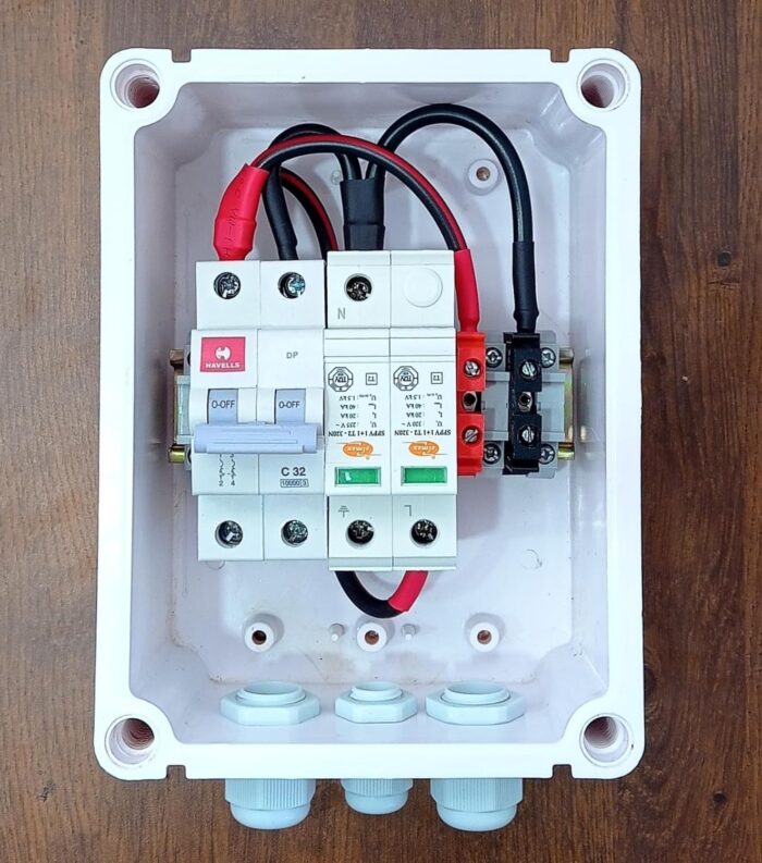 Kenbrook Solar ACDB Box Single Phase 32A 320V SPD + DCDB 1 in 1 Out ...