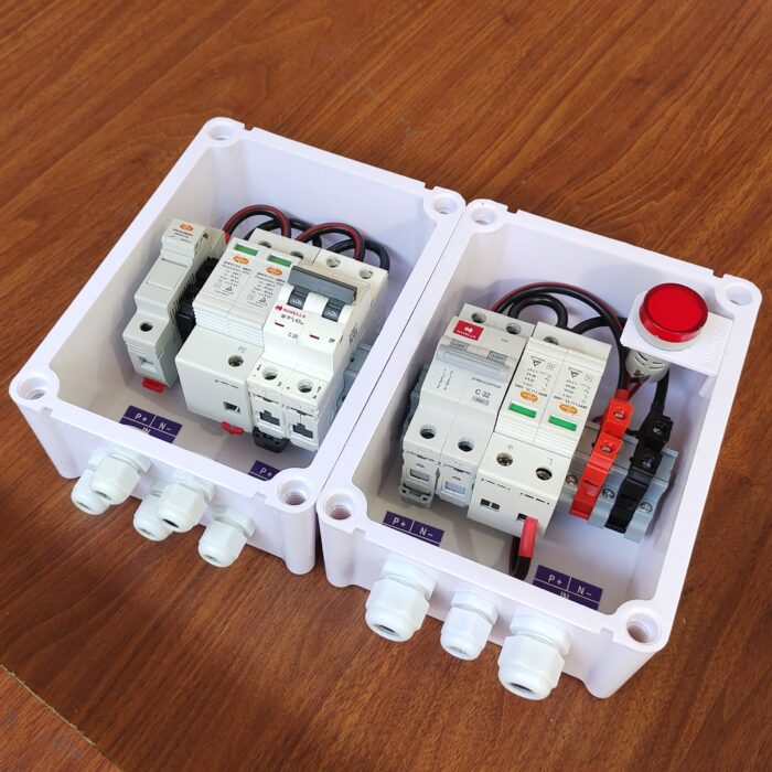 Kenbrook Solar ACDB Box Single Phase 32A 320V SPD With indicator + DCDB ...