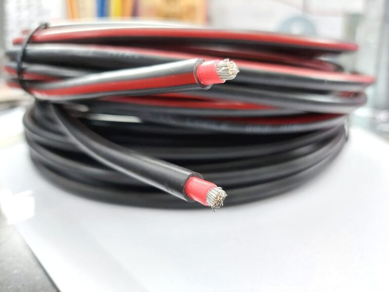 Kenbrook Solar DC Wire XLPO TUV Protected 6 sq.mm 50 Meter (25m Red ...