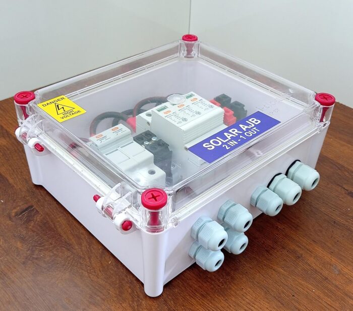 Kenbrook Solar AJB DCDB 2 in 1 Out 1000V Inbuilt 2 x 20A Elmex Fuses ...