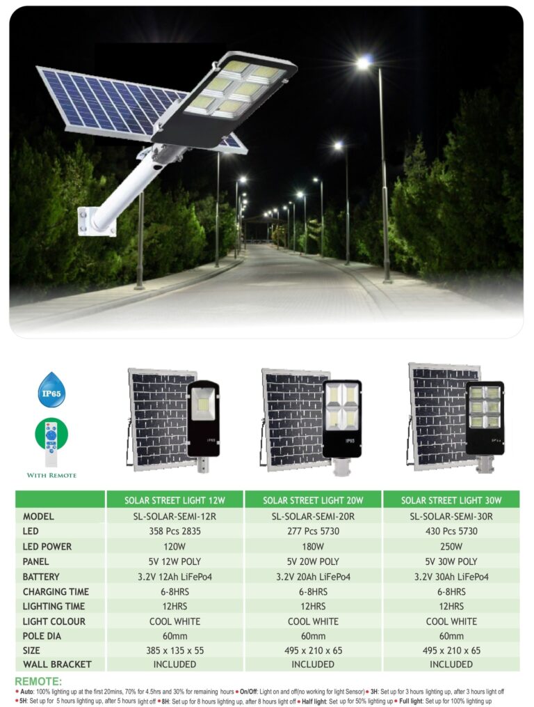Buy 30 Watt Semi Integrated Solar Street Light at best price in India ...