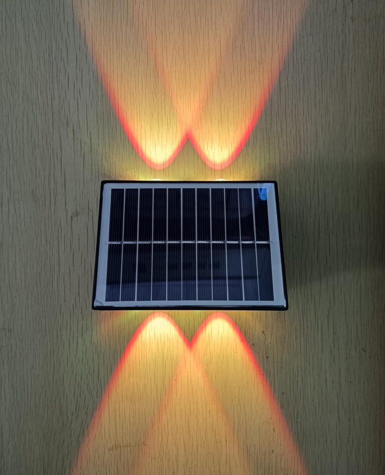 Kenbrook Solar Wall Decoration Light 2+2 Lens Waterproof Up Down ...