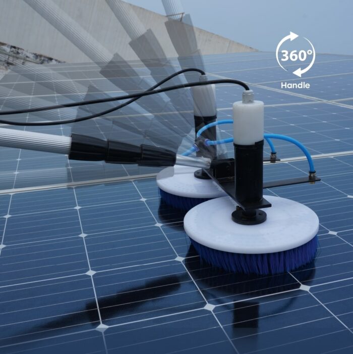 Buy 8.2 Meter Motorized Solar Panel Cleaning Brush at best price ...