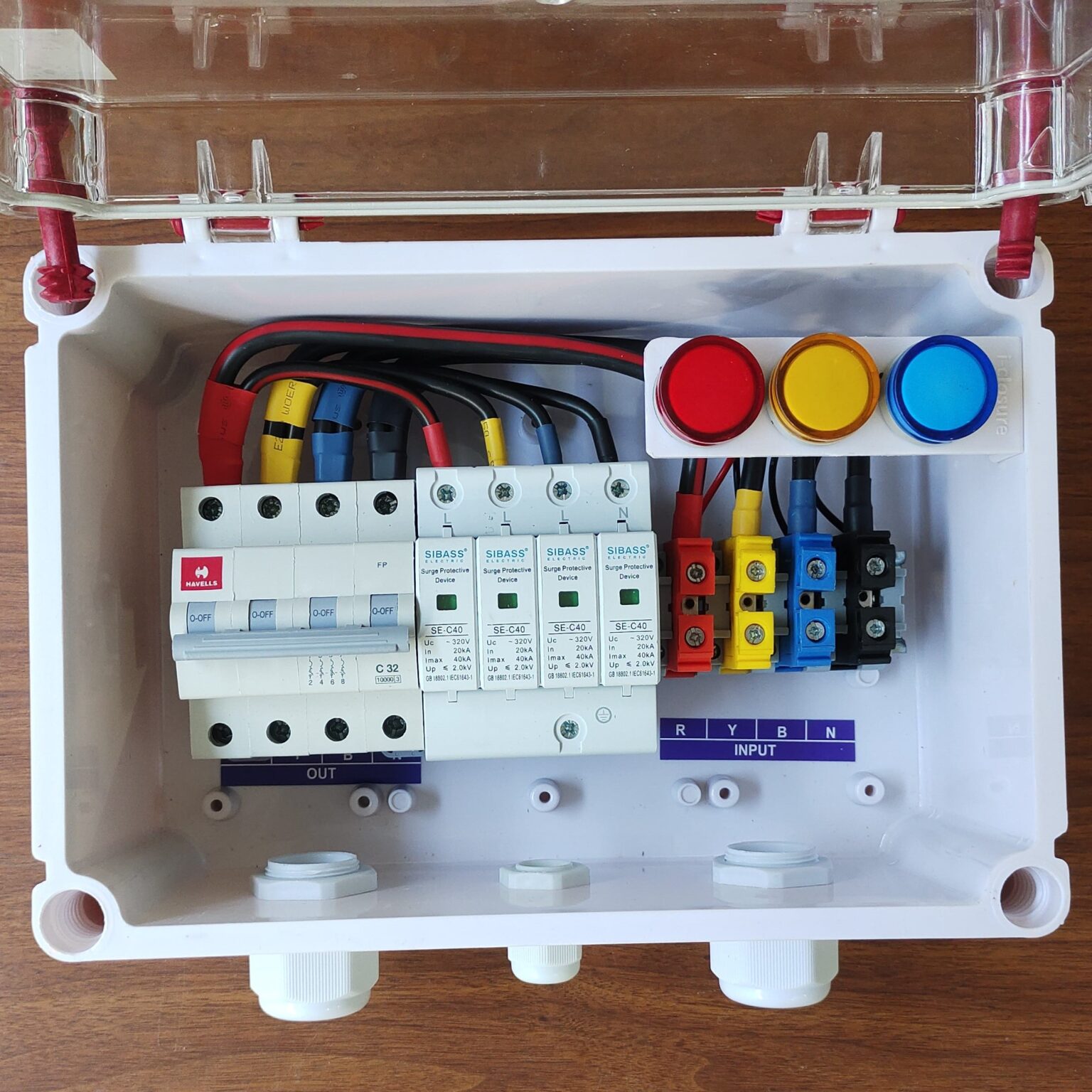 Buy ACDB DCDB Sibass Havells With MCB Combo at Best Price- Kenbrook Solar