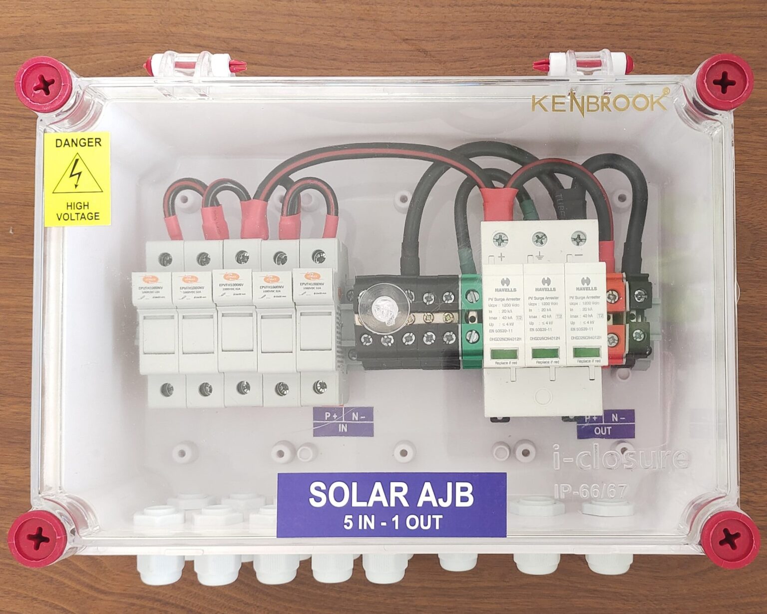 Buy AJB DCDB 5 in 1 out 1000V at Best Price in India - Kenbrook Solar
