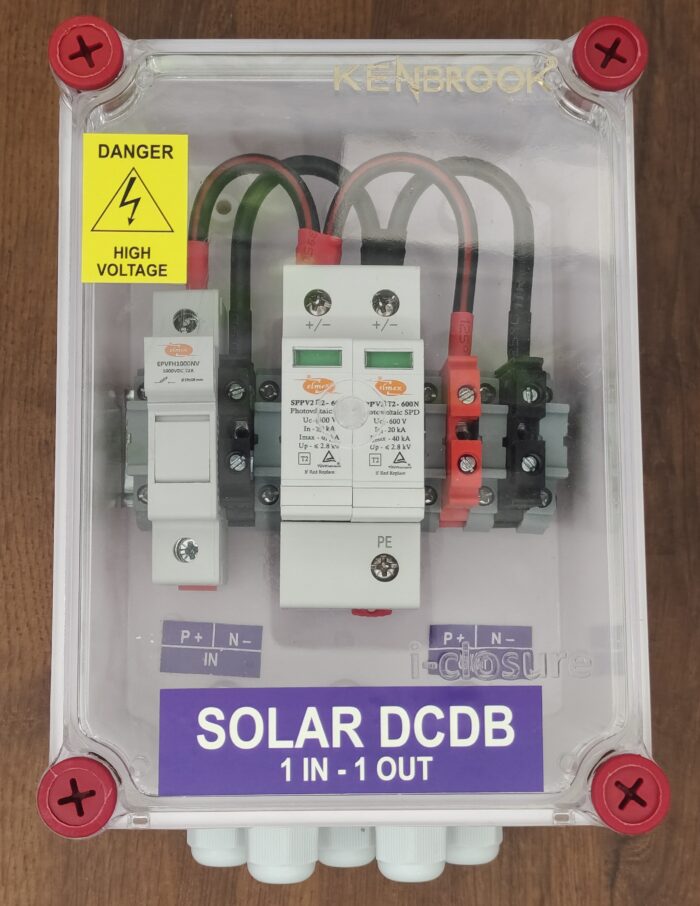 Buy DCDB 1 in 1 out 600V Elmex at Best Price in India - Kenbrook Solar