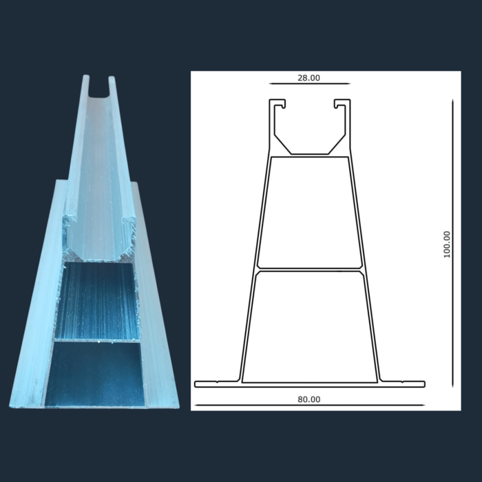 Buy Aluminium Mini Rail Set 100 MM 6 Pcs at Best Price in India ...