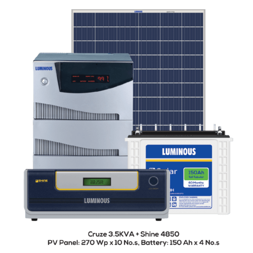 2kW Solar System Price in India with Battery & Subsidy - Kenbrook Solar
