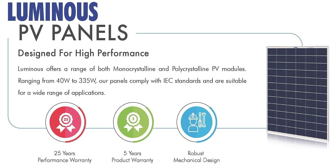 Luminous Solar Panel: Best price for luminous mono and poly solar panels