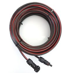 10 sq mm Solar DC Wire 20M Double PVC Cable with 60A MC4 Connector