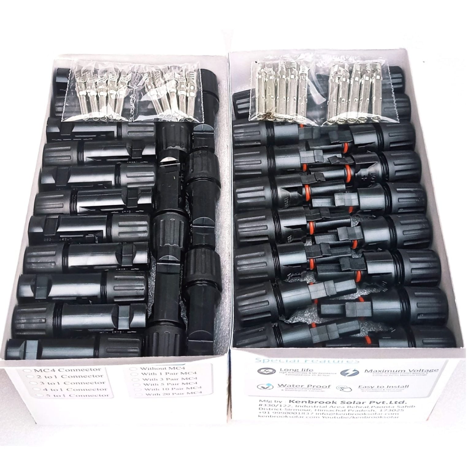 Buy Best Quality 50 Pairs MC4 Connector for Solar Panels at Best Price