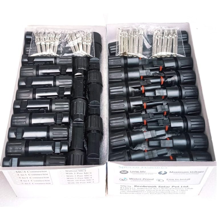 Buy 2 in 1 T2 Connector with 3 Pair MC4 Connector At Best Price in India