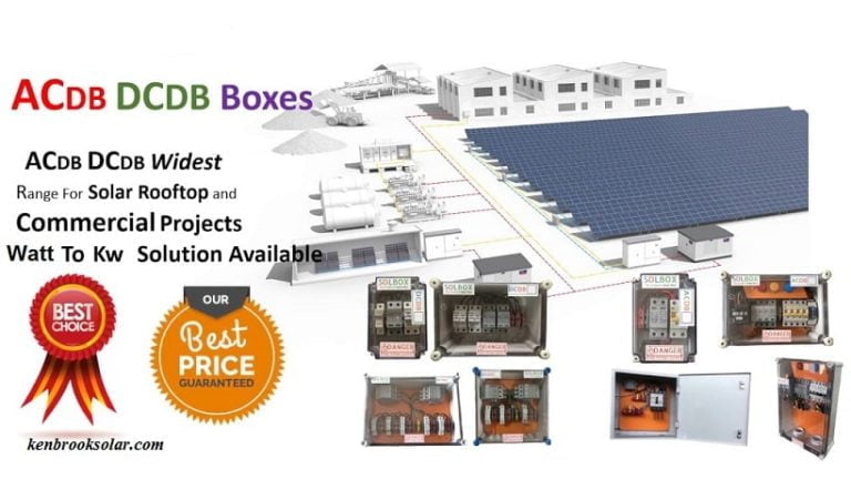 ACDB DCDB: Best price for ACDB DCDB box in India - Kenbrook Solar